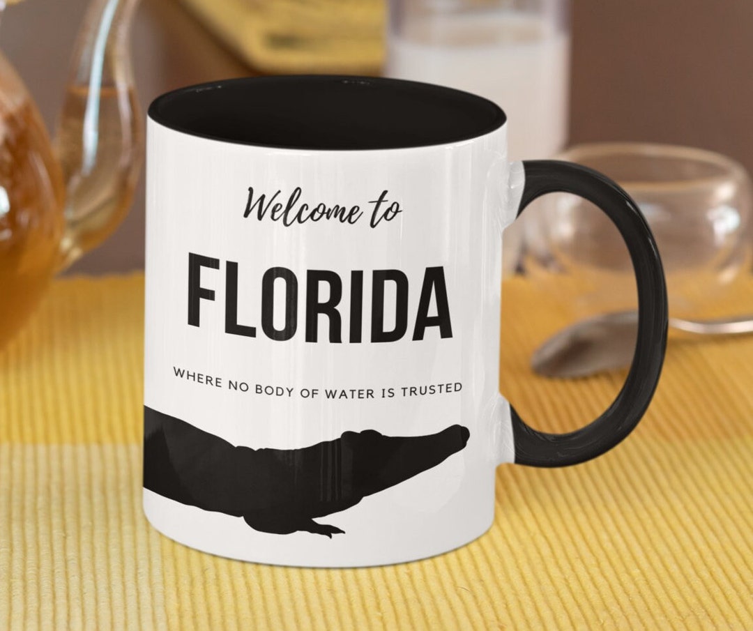 Florida Mug, Florida Alligator, Funny Mug - Etsy