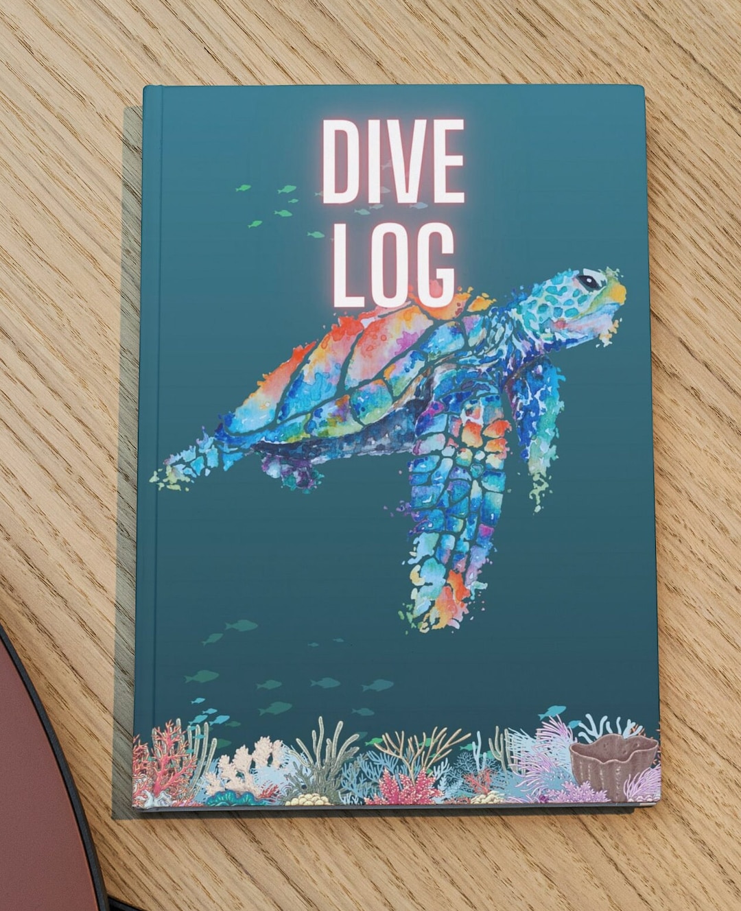 Scuba Dive Log Book for Women, Sea Turtle, Gift for Divers - Etsy