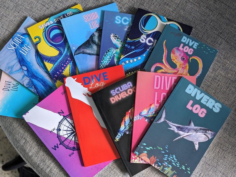 Sea Turtle Scuba Dive Logbook for Women, Pink Log, Diver Gift Idea - Etsy