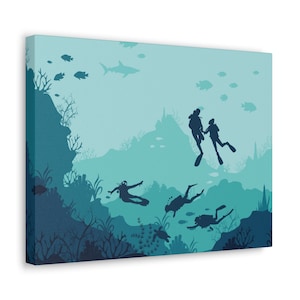 Scuba Diver Family of Five - Etsy