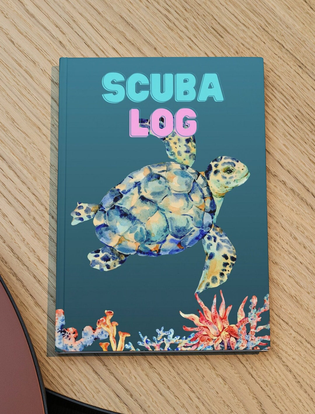 Scuba Dive Log Book for Women, Cute Sea Turtle - Etsy
