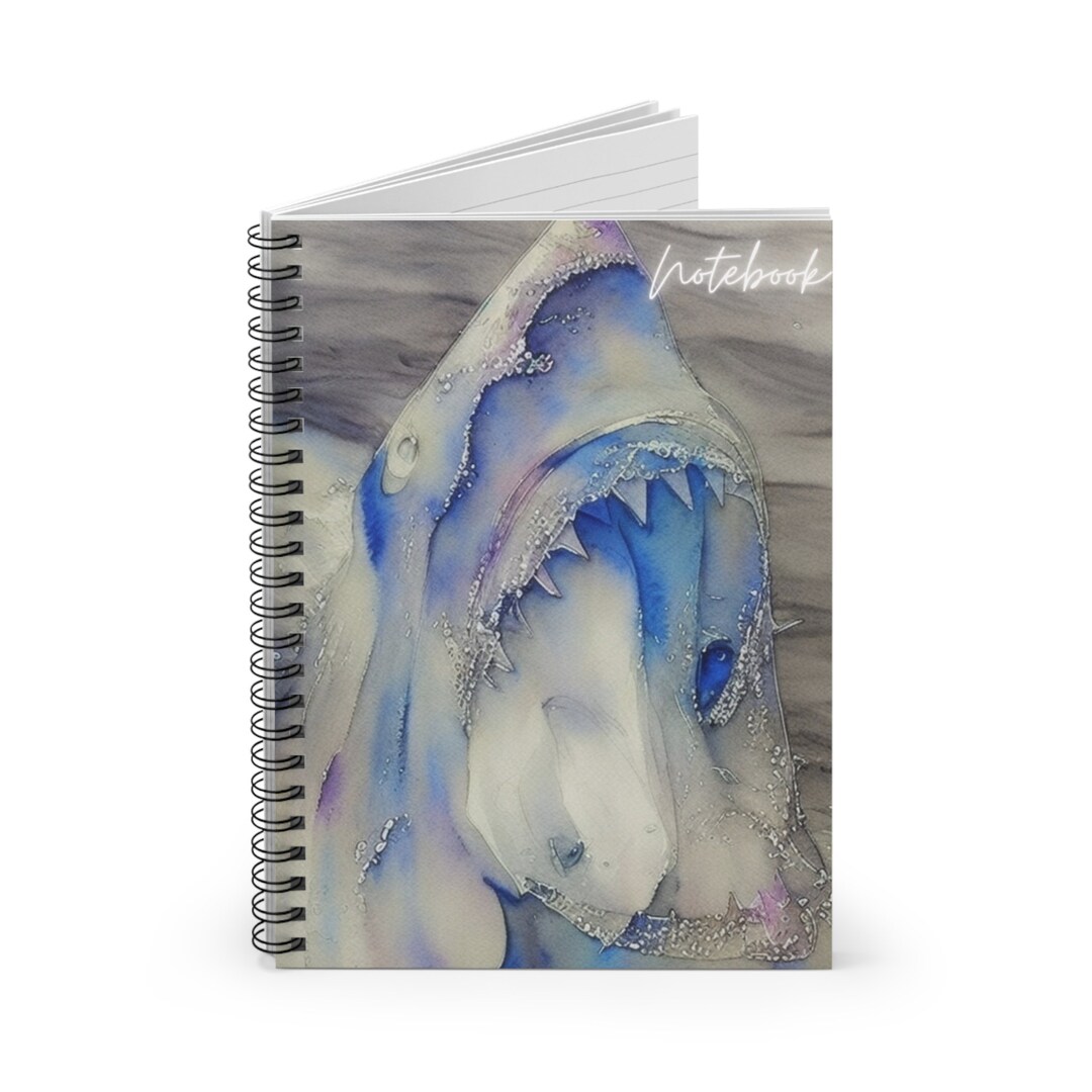 Shark Notebook Back to School Notebook Notebook for Women - Etsy