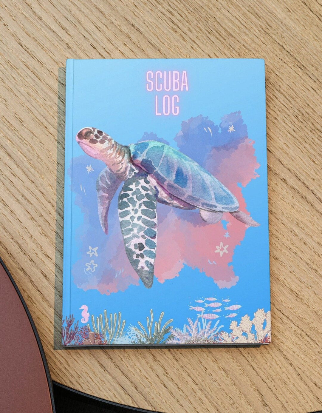 Scuba Dive Logbook for Women, Sea Turtle Design, Diver Log Book - Etsy