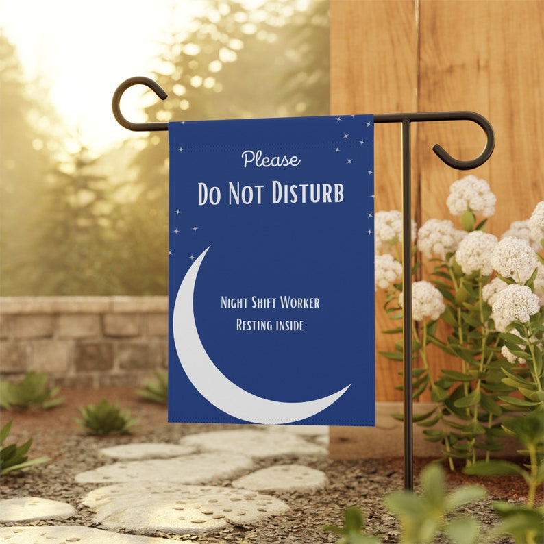 Do Not Disturb Garden Sign, Night Shift Worker Sleeping Sign, Nurse ...
