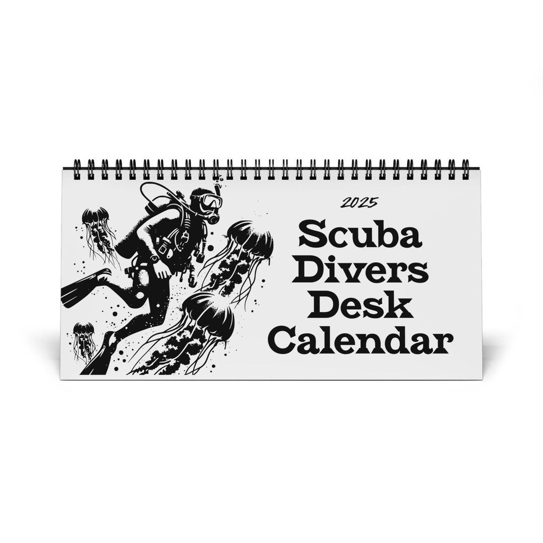 Scuba Diver Desktop Calendar Christmas Gift for Scuba Divers Ocean ...