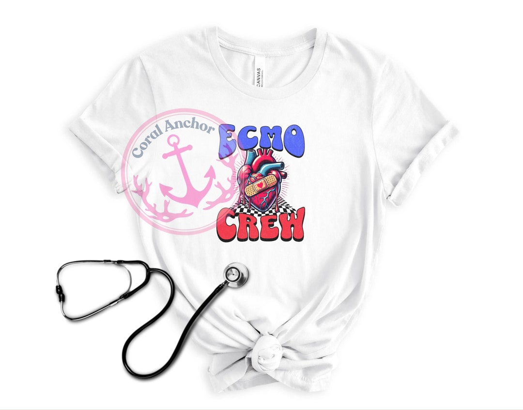 ECMO Crew Shirt - Retro Ecmo Shirt - Ecmo Specialist Shirt - Ecmo Nurse ...