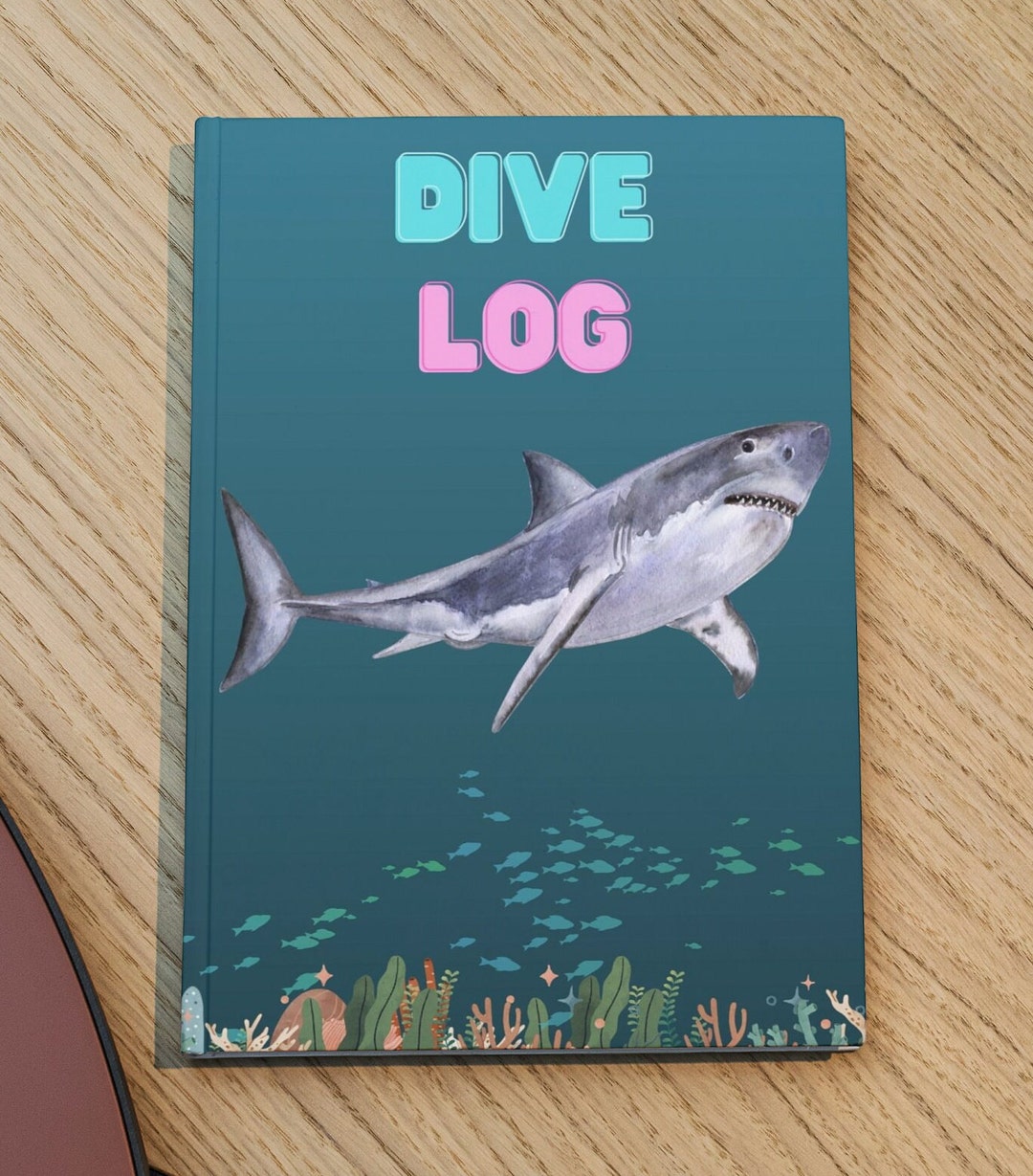 Scuba Dive Log Book for Women, for Men, Shark Diver - Etsy