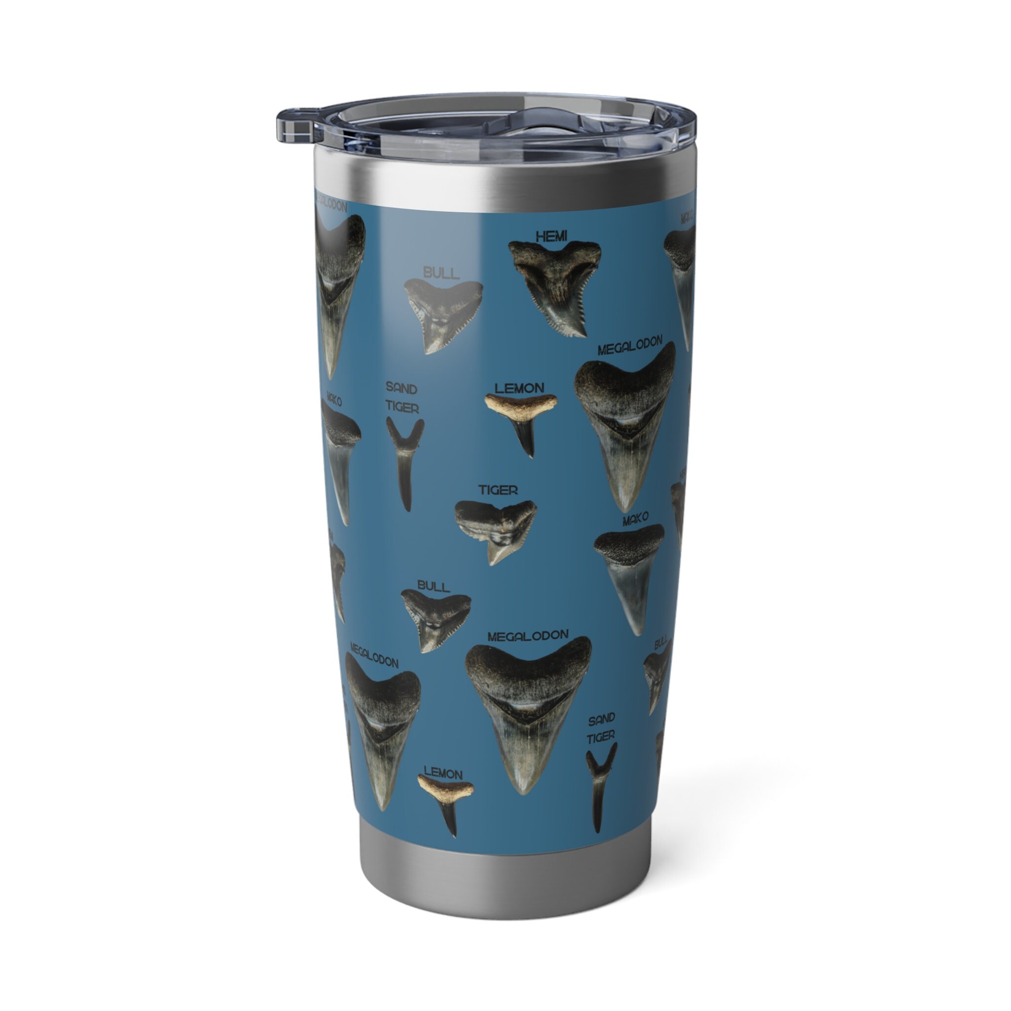 Shark Tooth Identification 20oz Tumbler Shark Teeth - Etsy