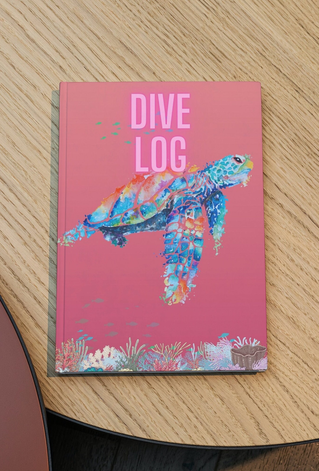 Sea Turtle Scuba Dive Logbook for Women, Pink Log, Diver Gift Idea - Etsy
