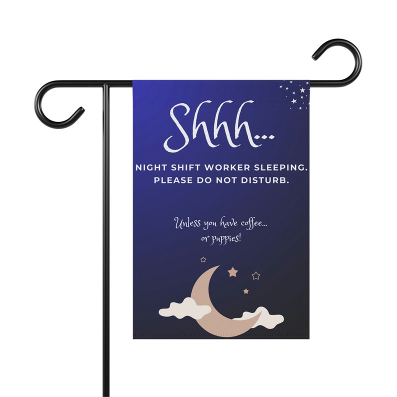 Night Shift Worker Garden & House Banner Nurse Sign Nurse - Etsy