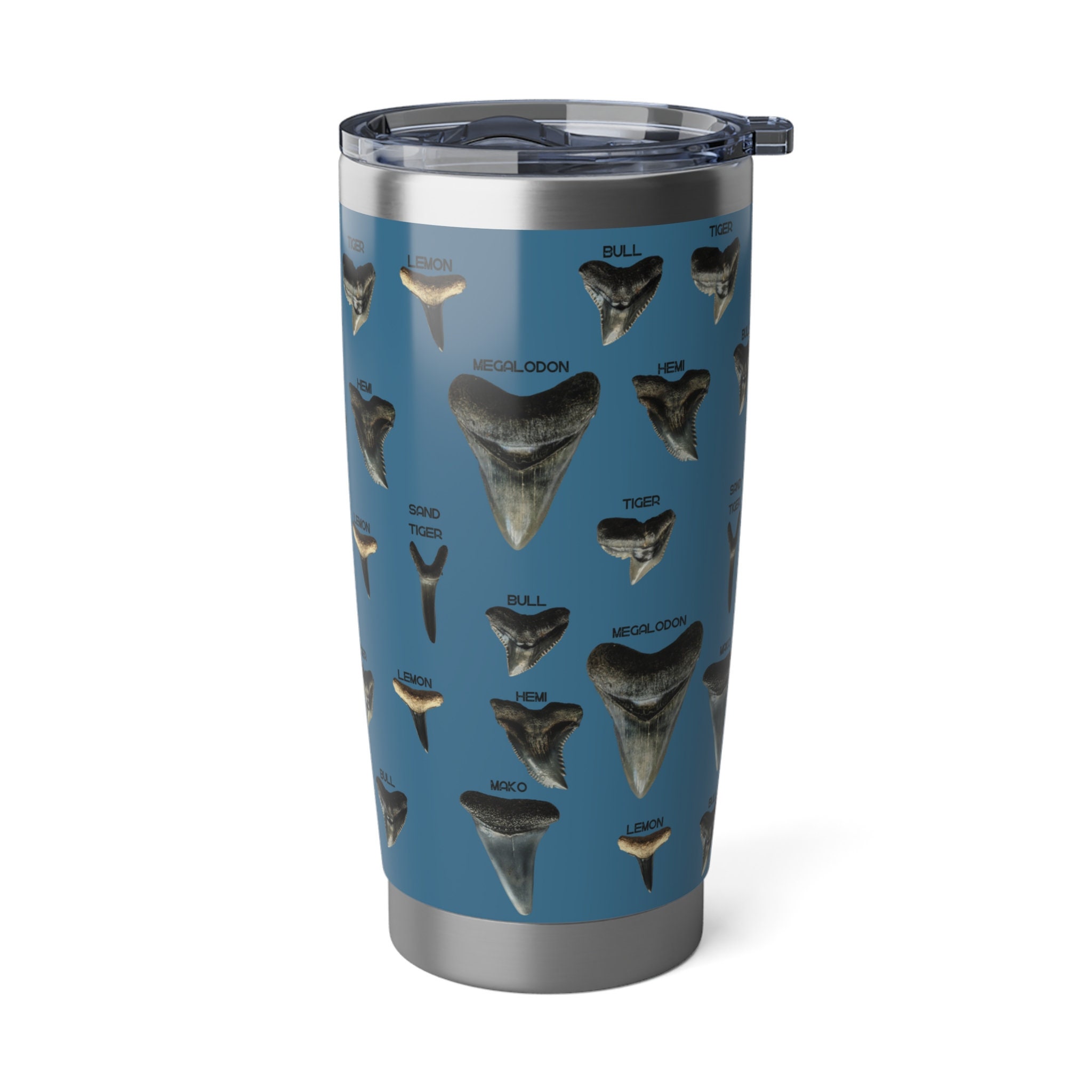Shark Tooth Identification 20oz Tumbler - Shark Teeth - Etsy