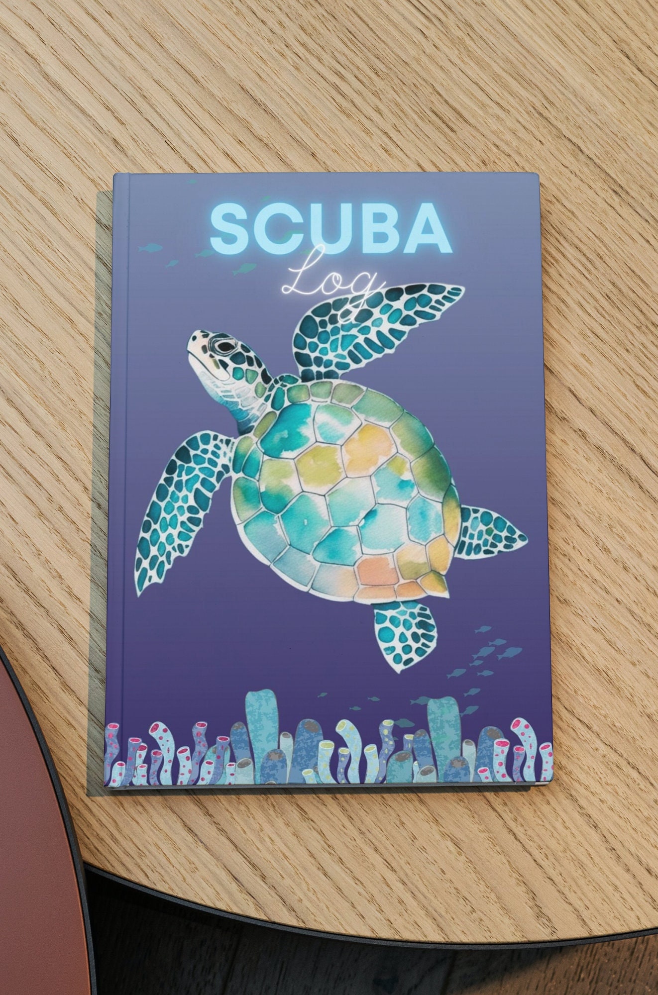 Scuba Dive Log Book for Women, Sea Turtle, Diver Logbook - Etsy