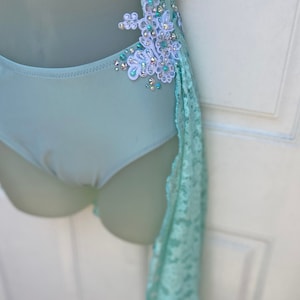 Gorgeous Lyrical Costume in Mint Lace. Contemporary/lyrical Leotard ...