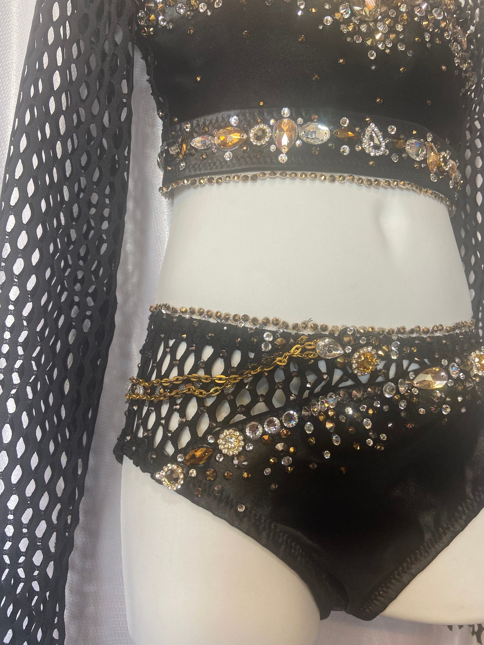 Fierce Jazz Costume. Black Jazz Costume. Two Piece Jazz Solo Costume ...