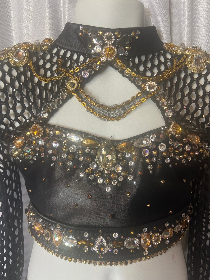 Fierce Jazz Costume. Black Jazz Costume. Two Piece Jazz Solo Costume ...