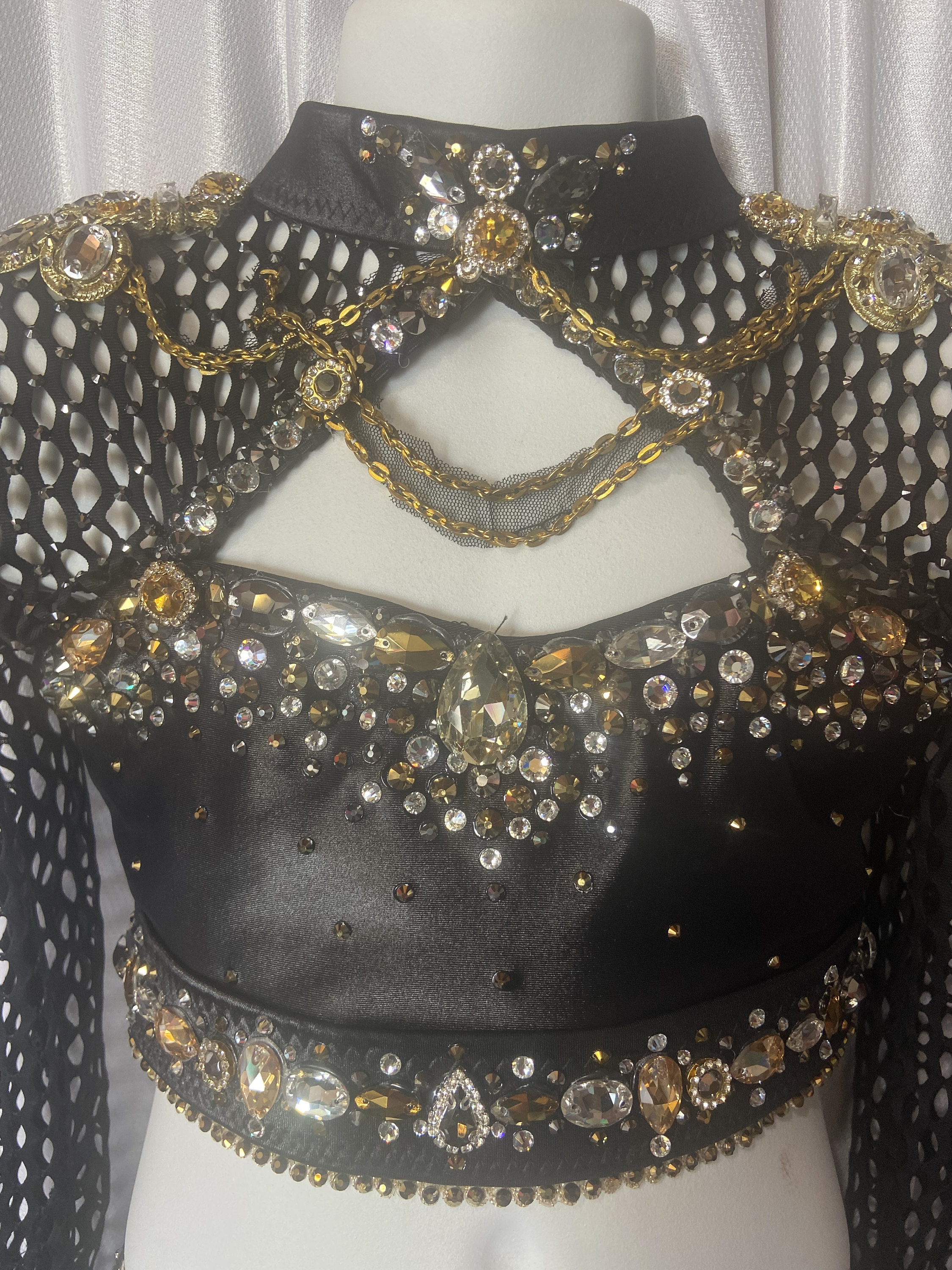 Fierce Jazz Costume. Black Jazz Costume. Two Piece Jazz Solo Costume ...