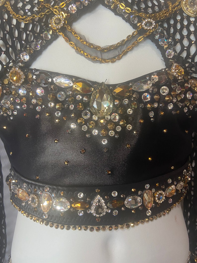 Fierce Jazz Costume. Black Jazz Costume. Two Piece Jazz Solo Costume ...