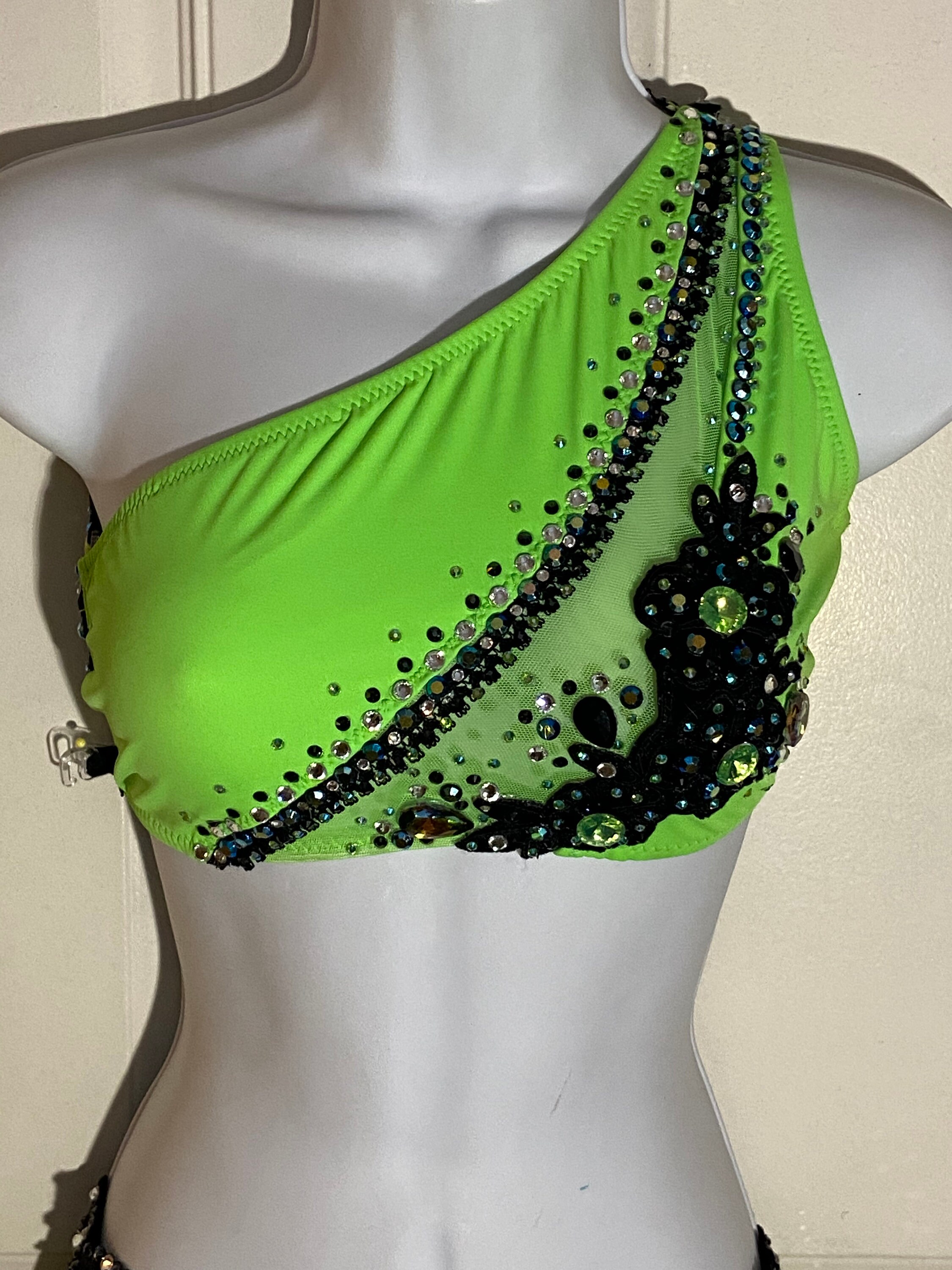 Jazz Costume! Neon Jazz Costume! Custom Solo Costume! Two Piece Jazz ...