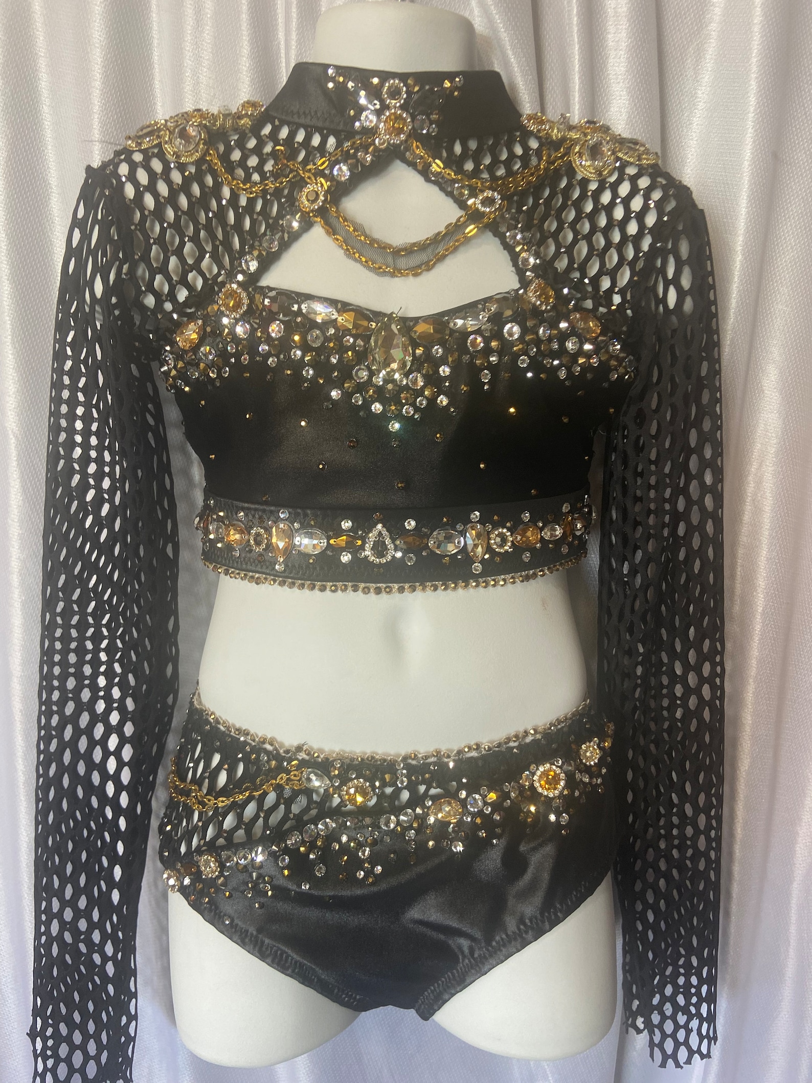 Fierce Jazz Costume. Black Jazz Costume. Two Piece Jazz Solo Costume ...