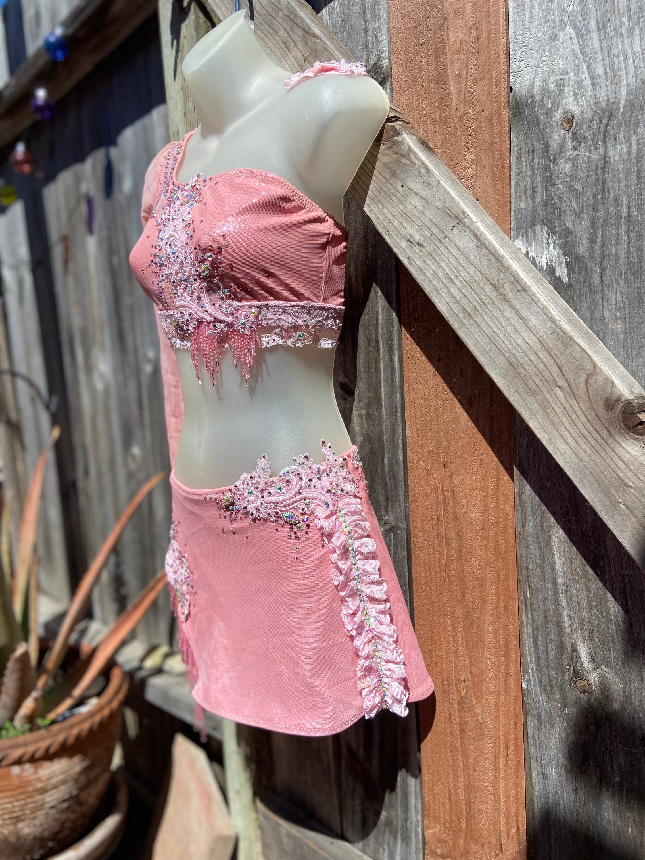 Jazz Costume Sassy Jazz Dance Costume. Custom Jazz Solo Costume. Pink ...