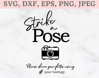 Hashtag Wedding Sign - Etsy