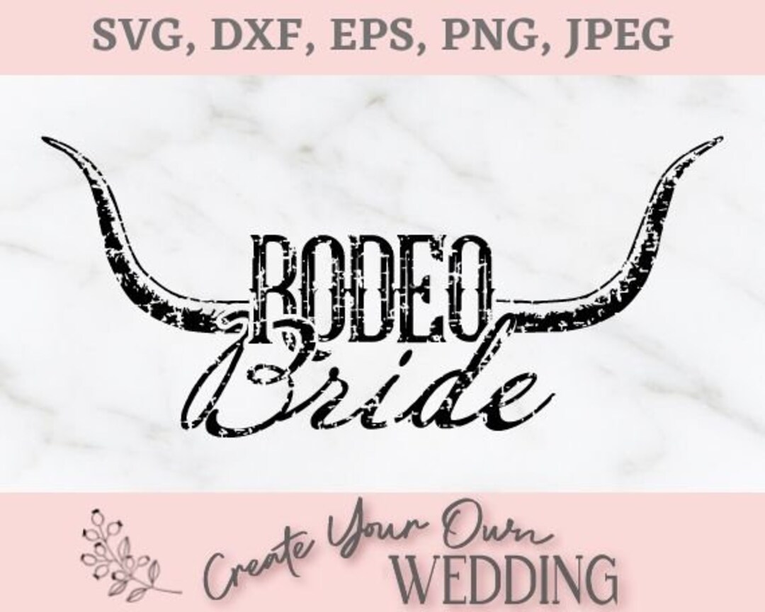 Rodeo Bride SVG Western Wedding Bride SVG Team Bride SVG - Etsy