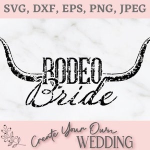 Rodeo Bride SVG Western Wedding Bride SVG Team Bride SVG - Etsy