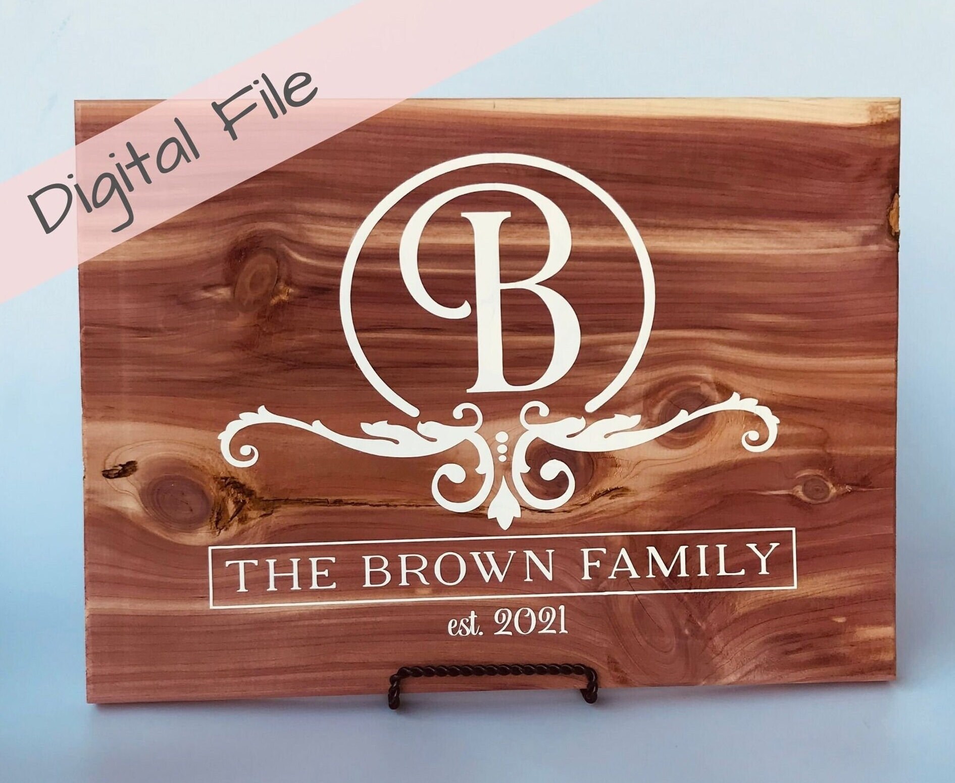 Family Name SVG, Est 2022 SVG, Family Name Frame, Name Frame SVG ...