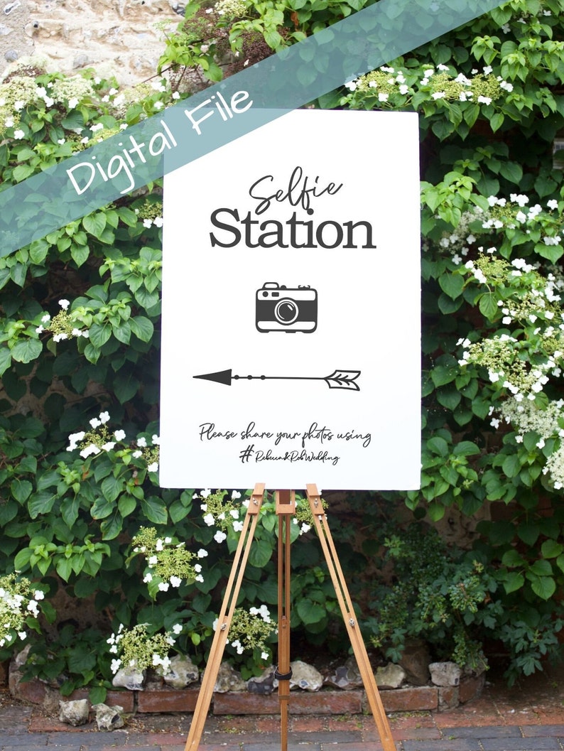 Selfie Station SVG, Photo Booth Sign SVG, Selfie Sign SVG, Digital ...
