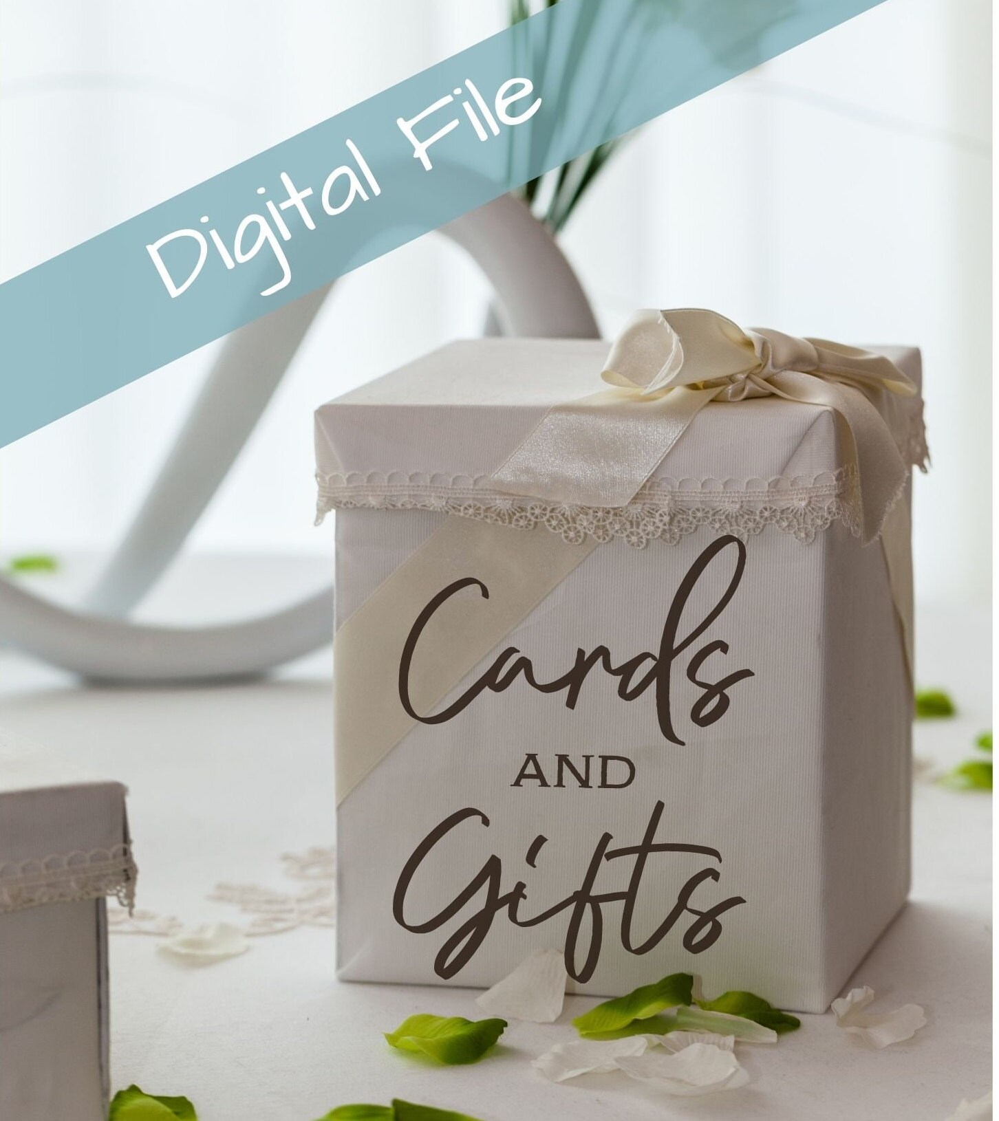 Cards & Gifts Wedding Sign SVG, Gift Table Sign SVG, Printable Gifts ...