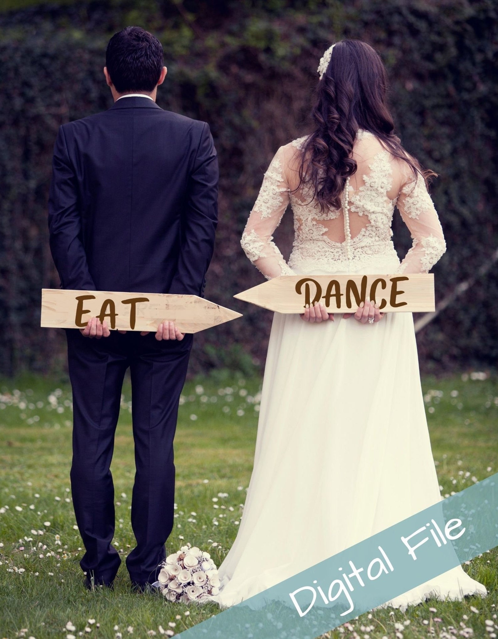 Eat Drink Dance SVG Wedding Sign SVG Reception Decor - Etsy Canada