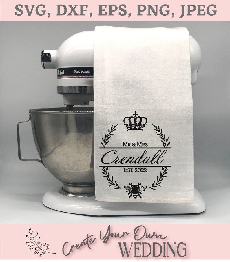 Split Monogram Frame SVG, Split Name Frame SVG, Family Name Frame SVG ...