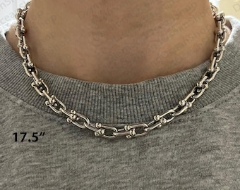 Silver U Link Chain - Etsy