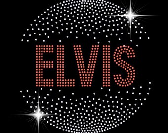 Elvis Rhinestone Design Hotfix Motif DIY the King Bling Choose - Etsy