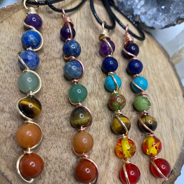 Chakra Necklace - Etsy