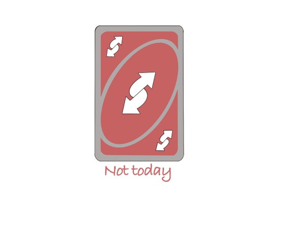 Uno Reverse Card Stickers/Vinyl Matte Sticker/Scrapbook and - Etsy Schweiz