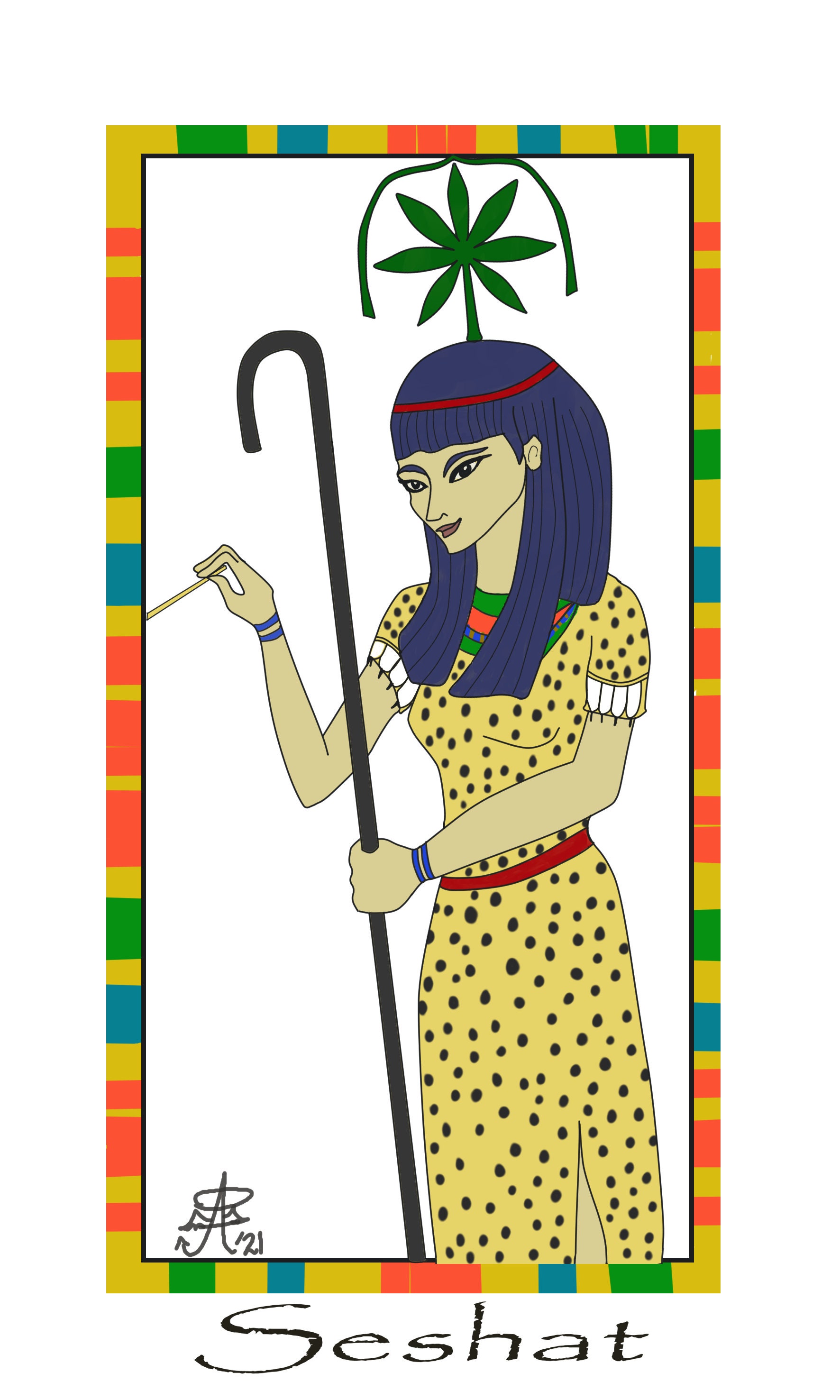 Egyptian God Seshat