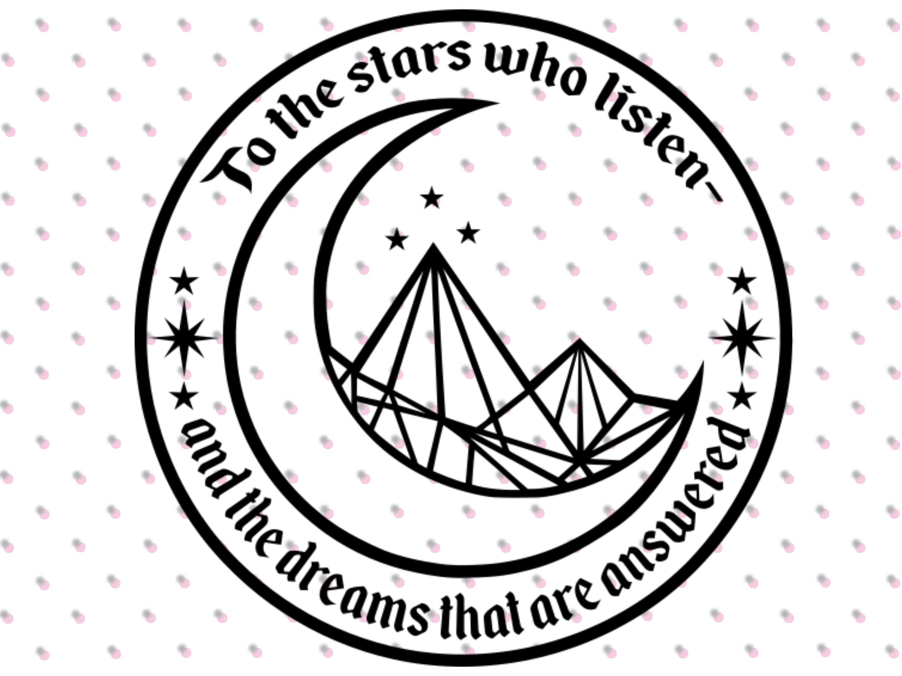 ACOTAR Fan Art Digital Download SVG PNG Esp and Dxf 15 - Etsy