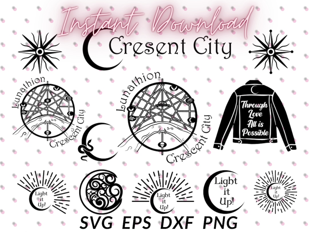 Crescent City SVG - Etsy