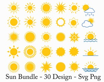 Sun Svg - Etsy