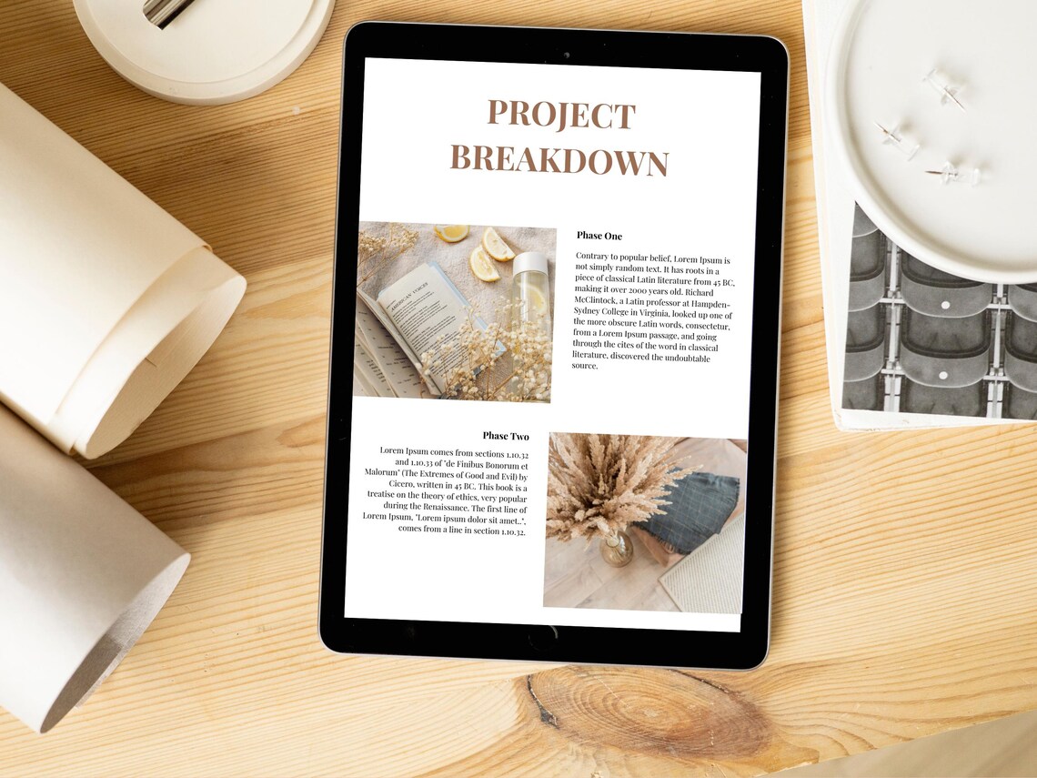 Editable Project Proposal Template Customizable in Canva for ...