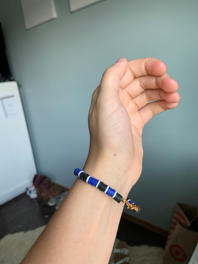 Thin Blue Line Bracelet - Etsy