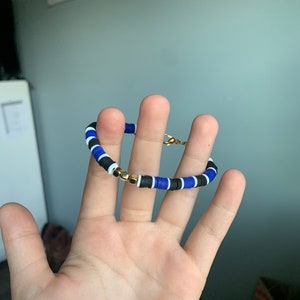Thin Blue Line Bracelet - Etsy