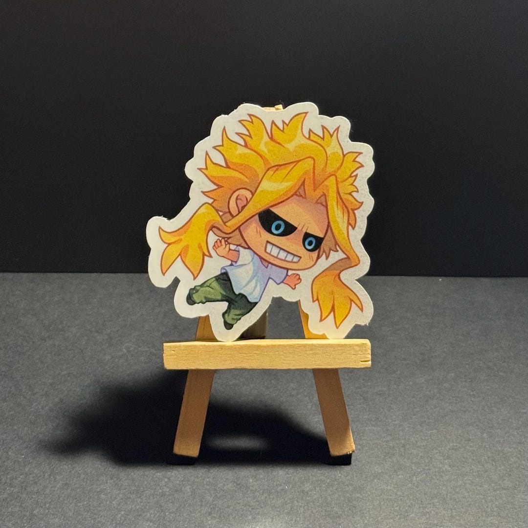 Chibi Academic Hero Anime Stickers - Etsy