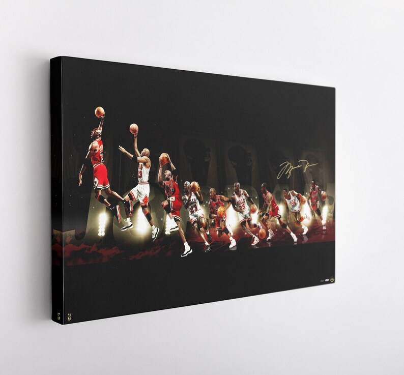 Michael Jordan Wall Art Basketball Print Michael Jordan - Etsy
