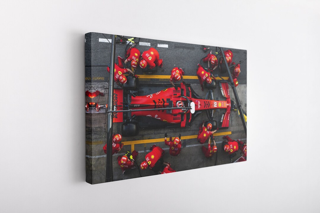 Sebastian Vettel Poster,sebastian Vettel Canvas Print Art,formula One ...