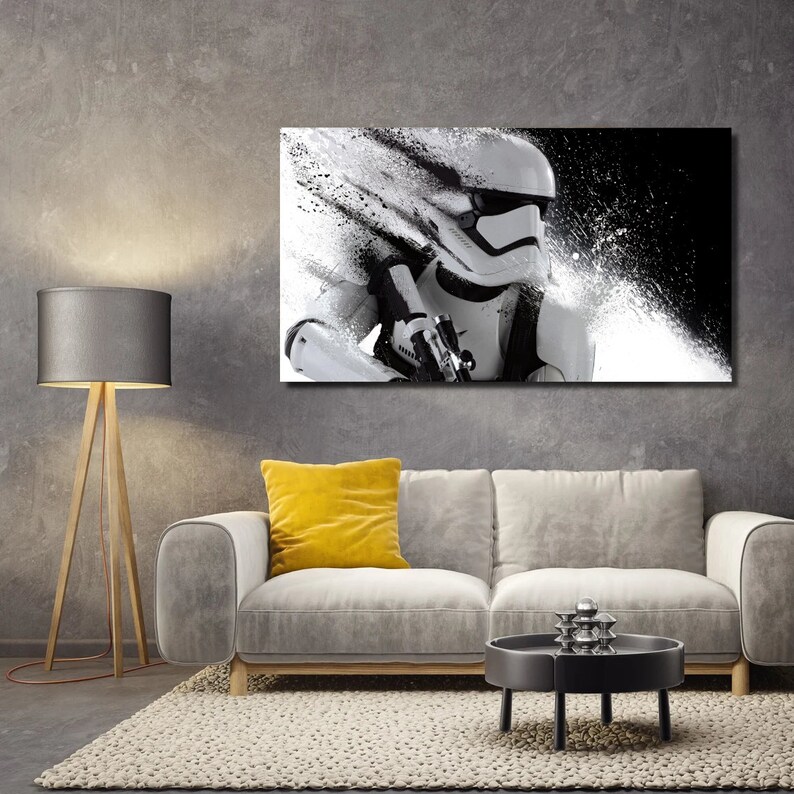Starwars Stormtrooper Canvas Wall Decor movies Art Canvas Wall Art ...