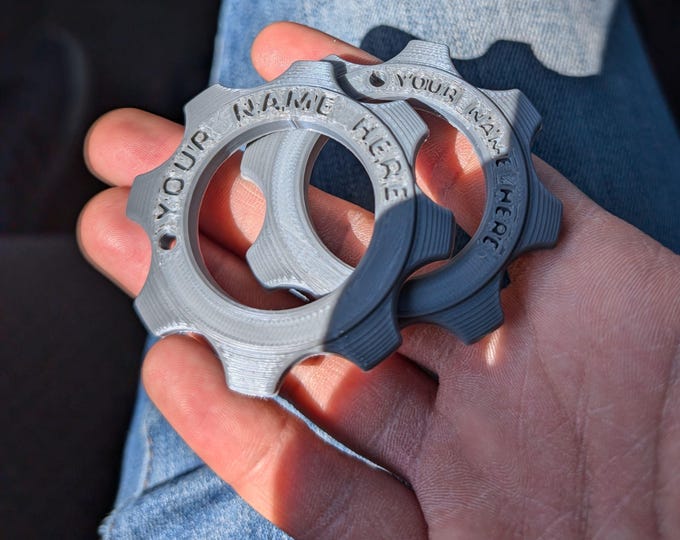 Gears of War Inspired "cog Tag" - Etsy