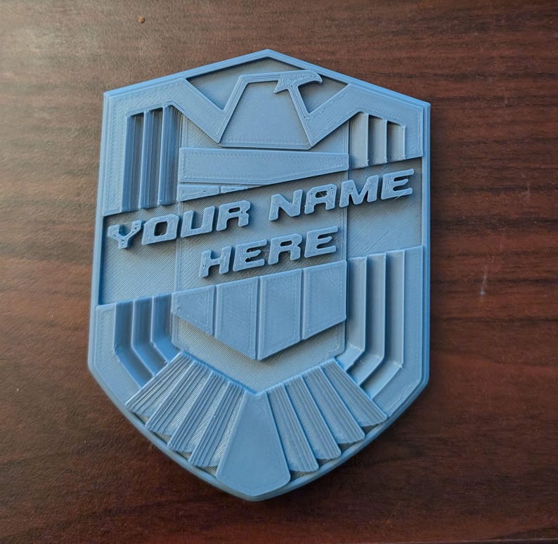 Custom Judge Badge | PLA or Resin 3D Print - Etsy