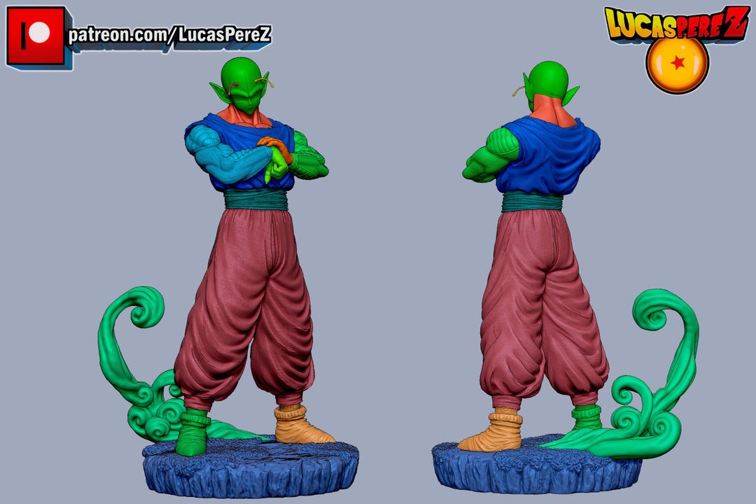 3D Printed Dragon Ball Z Piccolo Unpainted and Unassembled 6th Scale - Etsy